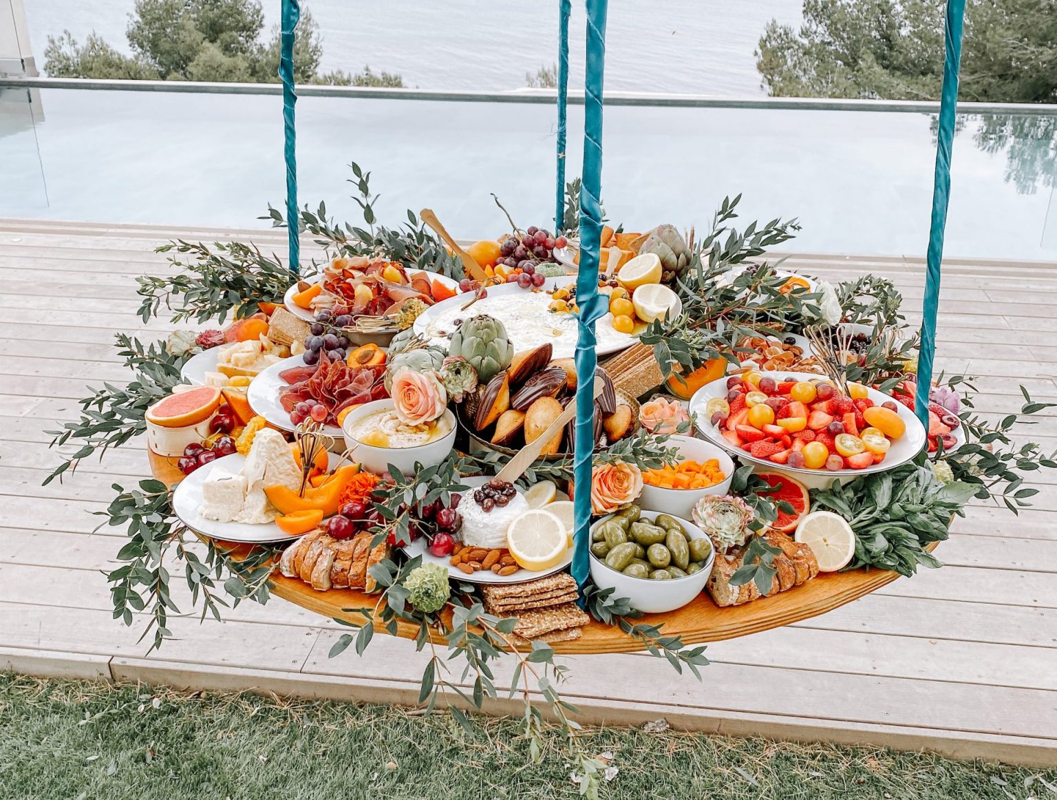 Buffet traiteur Haut de gamme création picturale savoureuse