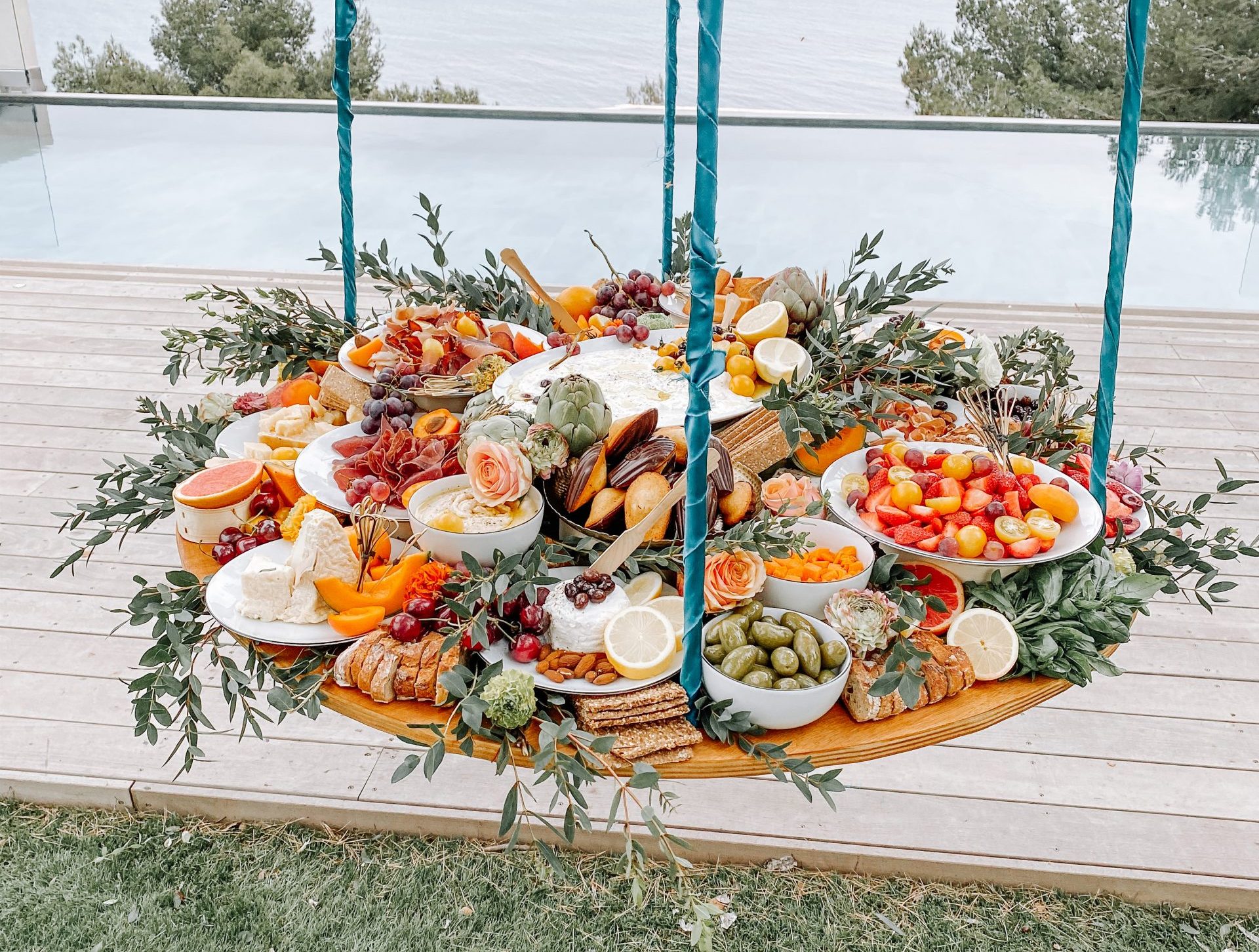 Buffet traiteur Haut de gamme création picturale savoureuse